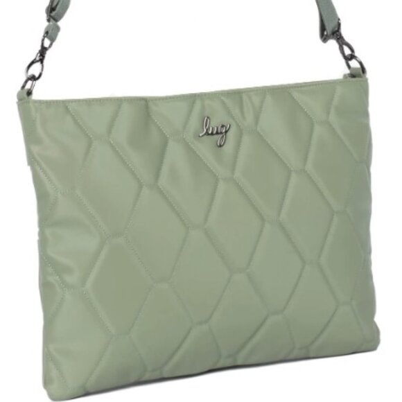 lug | Bags | Lug Galley Satin Luxe Vl Portfolio Crossbody Bag Sage ...